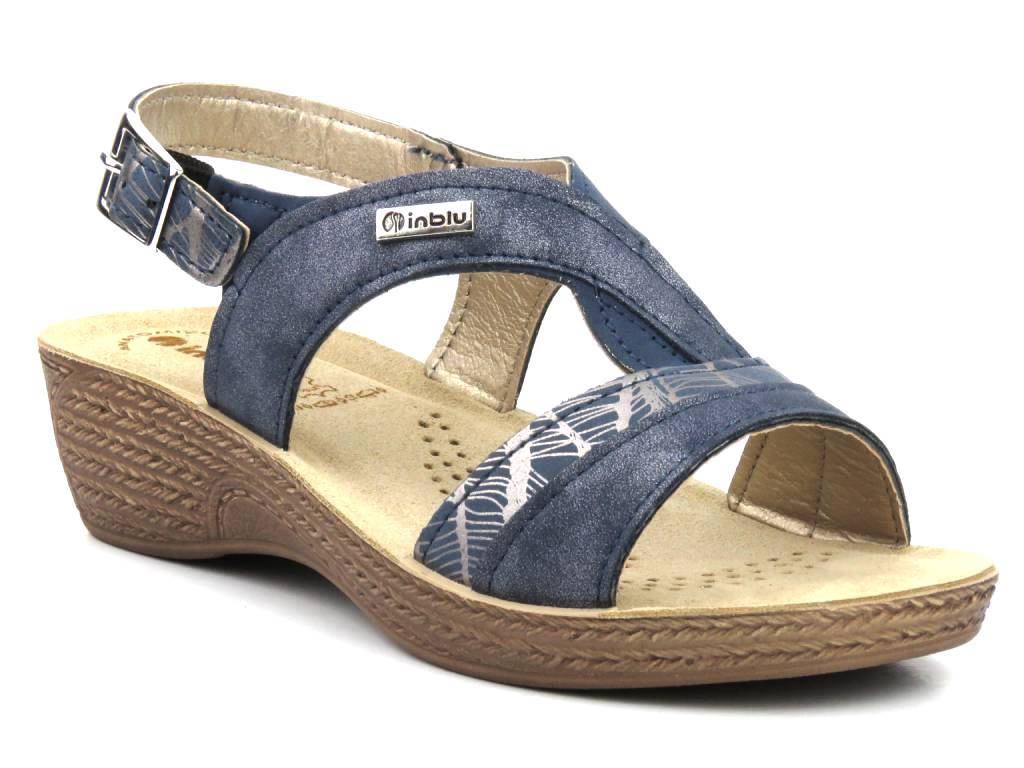 Wygodne sandały damskie - INBLU GL-56, granatowe | Sklep ulubioneobuwie.pl