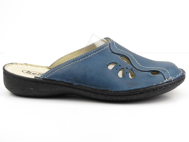 Klapki damskie Helios 660 ciemny granat | Sklep ulubioneobuwie.pl