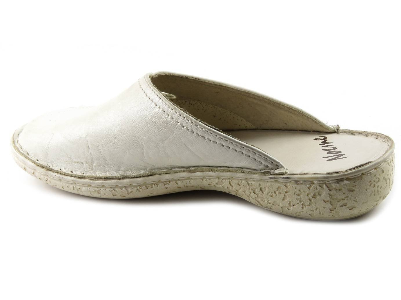 Klapki damskie Helios 660, srebrne srebro | Sklep ulubioneobuwie.pl