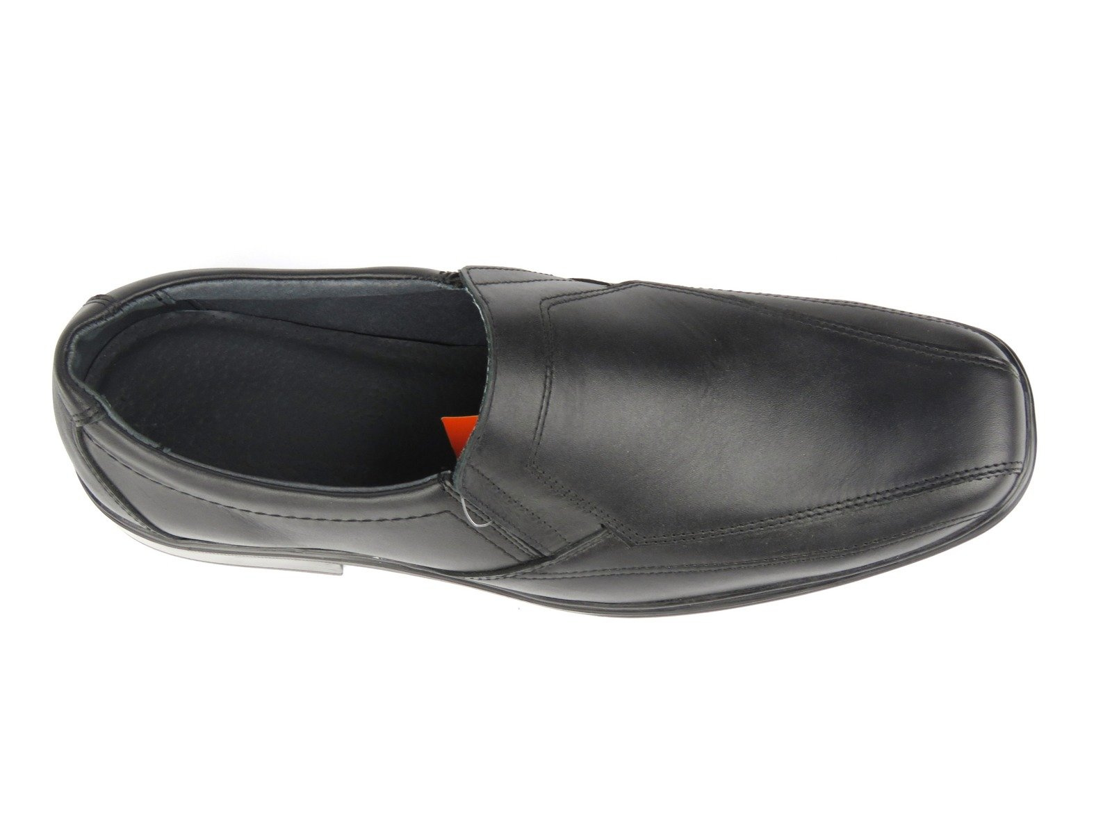 Skórzane loafersy weneckie męskie Babris 4215, czarne | Sklep ...