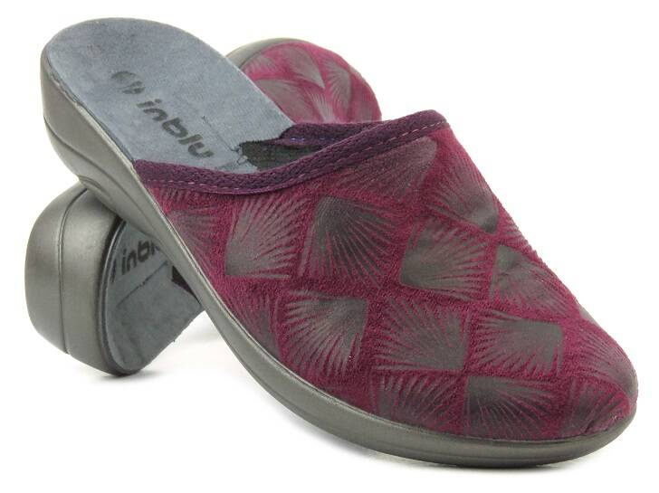 Wygodne kapcie damskie - INBLU 5D-27, śliwkowe fioletowy | Sklep ...